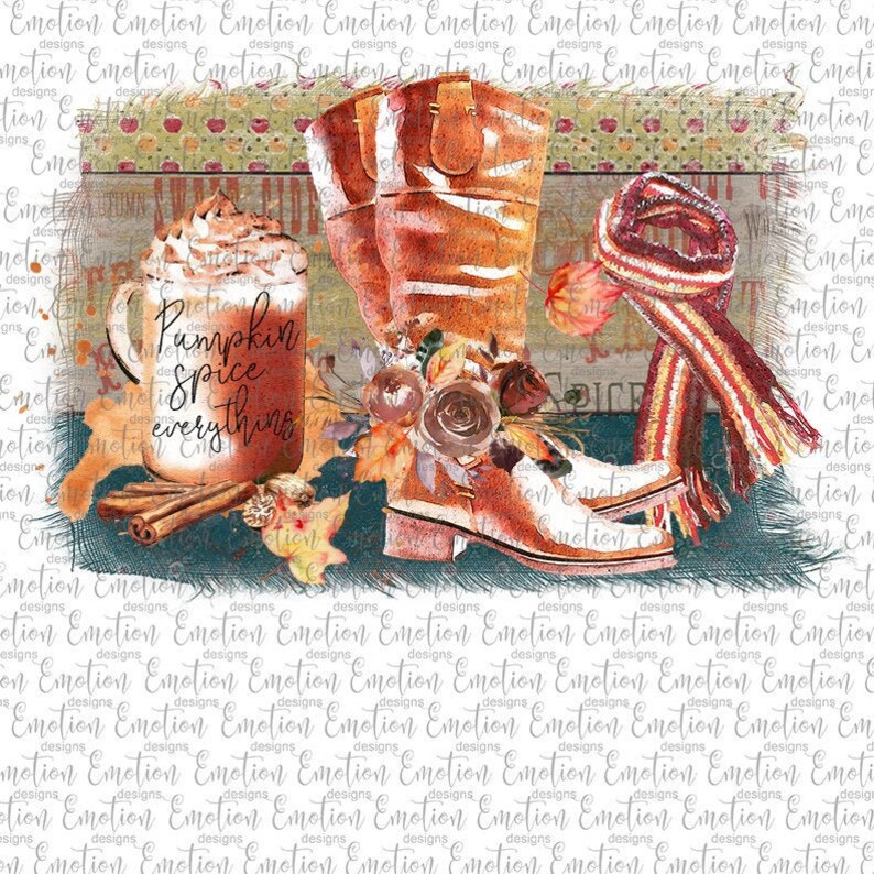 Fall Scene Clipart Instant Download Sublimation Graphics - Etsy