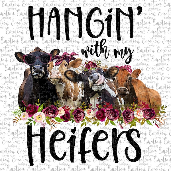 Hanging With My Heifers Svg - Etsy