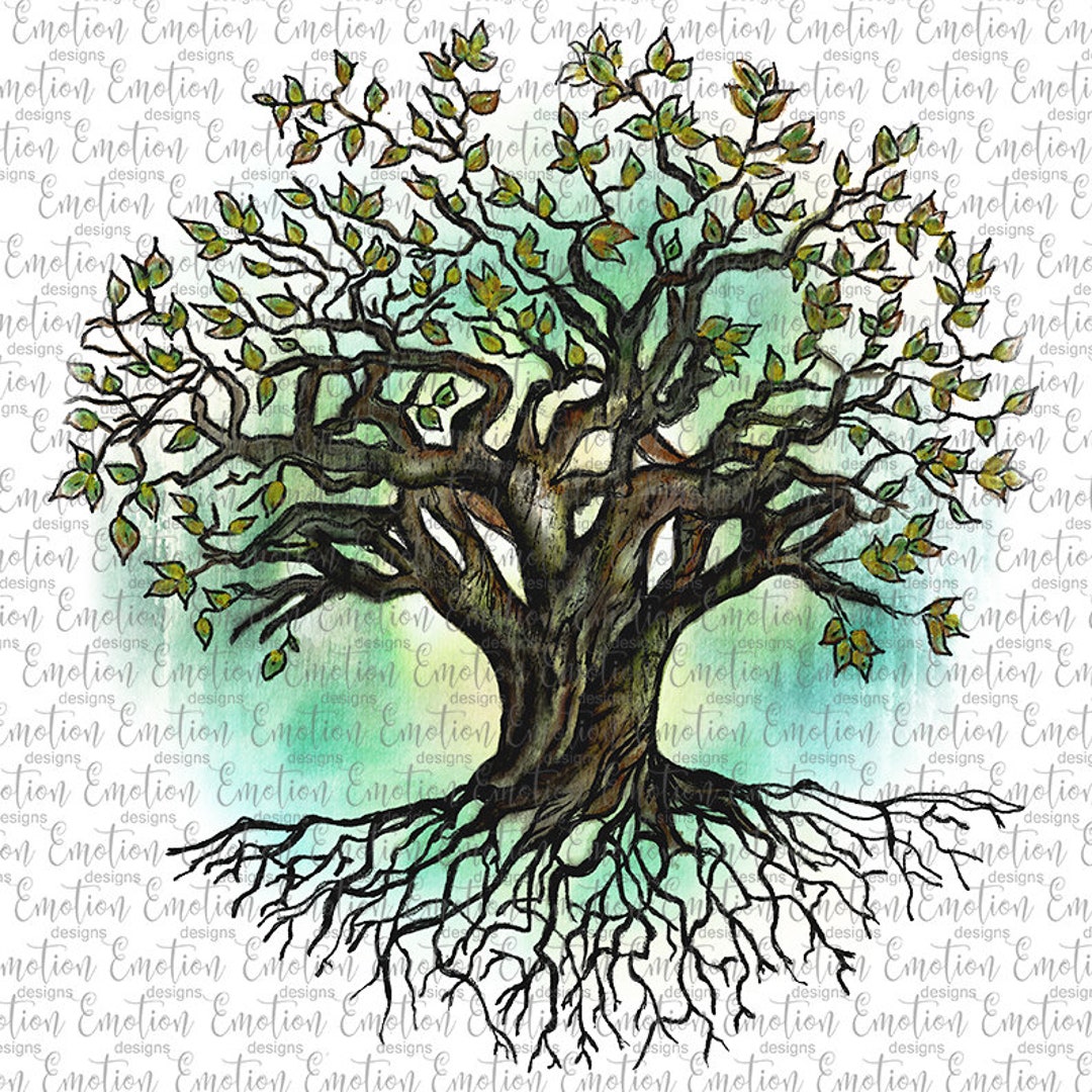 Tree of Life, Original Artwork, Instant Download, Sublimation Design ...