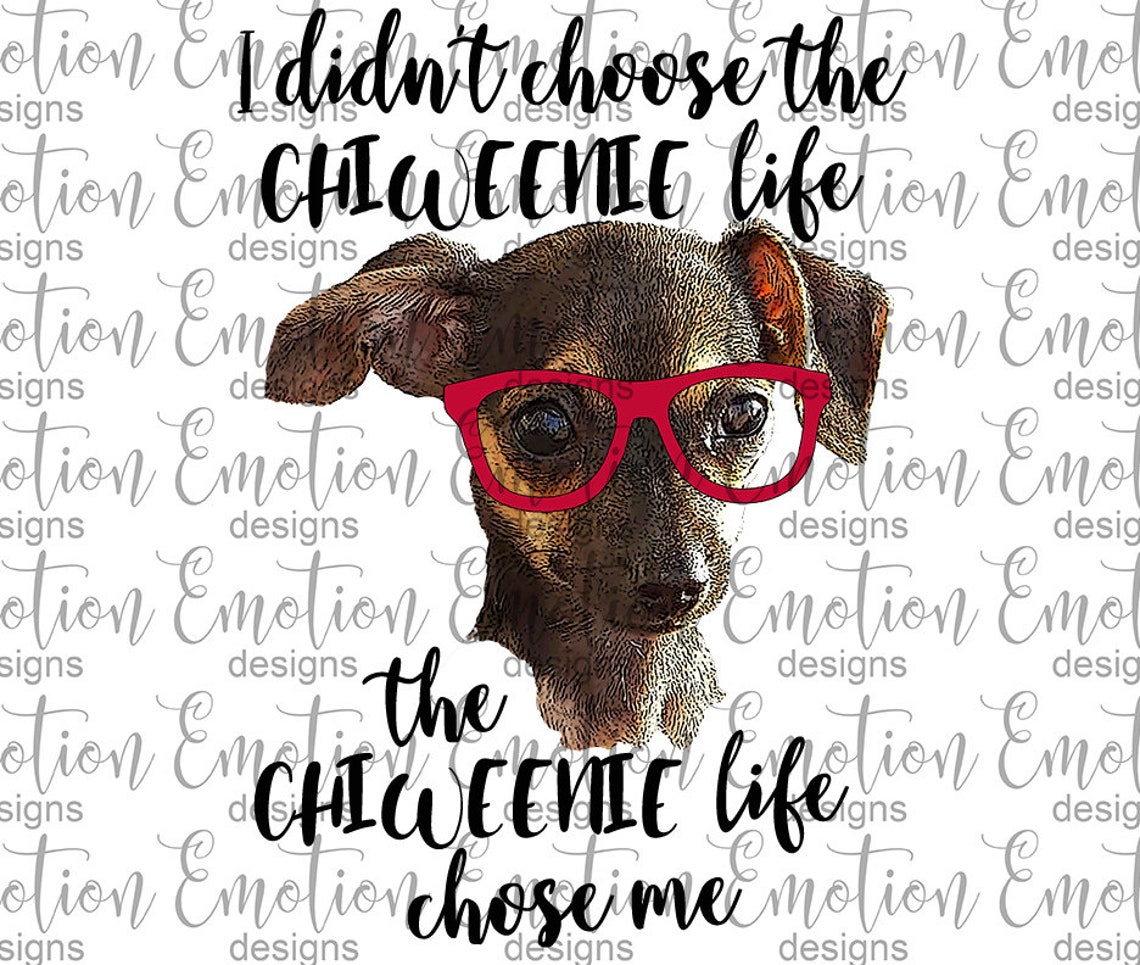 I Didn't Choose the Chiweenie Life the Chiweenie Life - Etsy