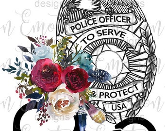 Springfield Police Officer Badge Logo Seal Custom Ai - Etsy