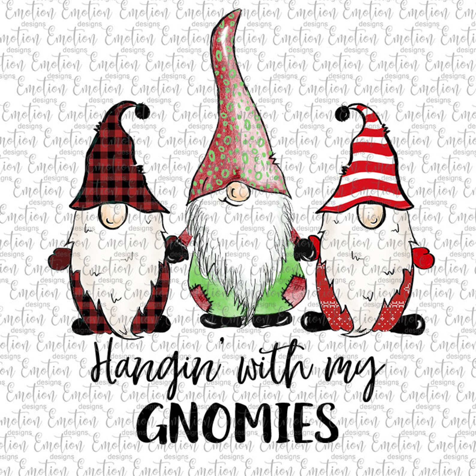 Hangin With My Gnomies Christmas Clipart, Instant Download, Sublimation ...