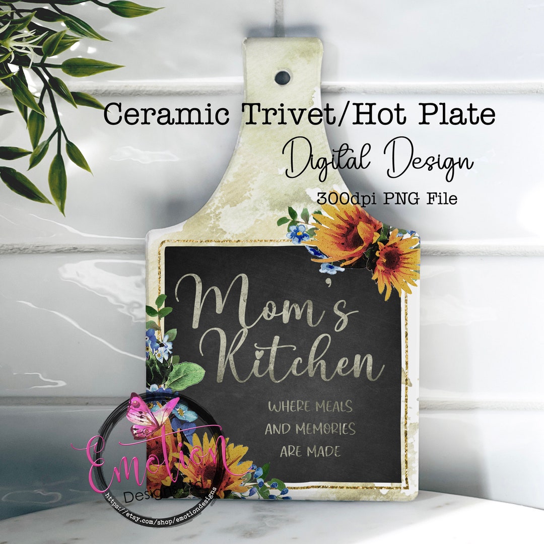 Trivet / Hot Plate Digital Design for Sublimation, Instant Digital ...
