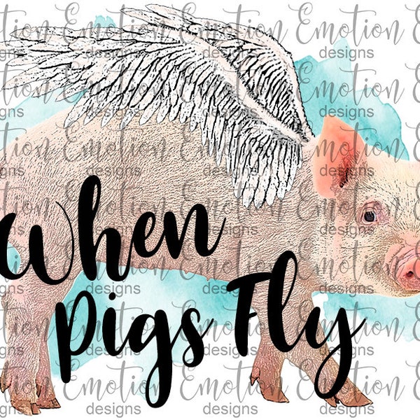 When Pigs Fly - Etsy