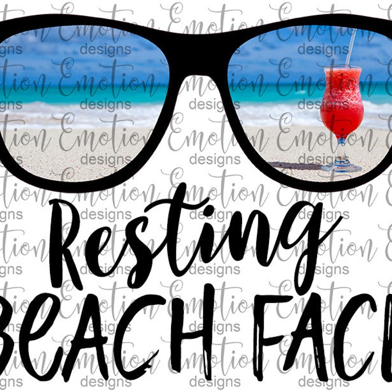 Resting Beach Face - Etsy