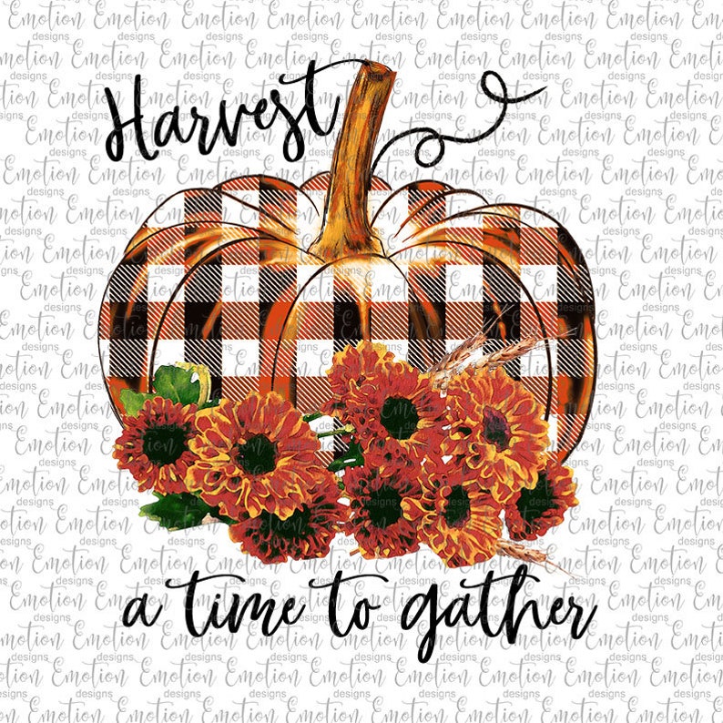Harvest A Time to Gather No Background PNG Clipart Instant - Etsy
