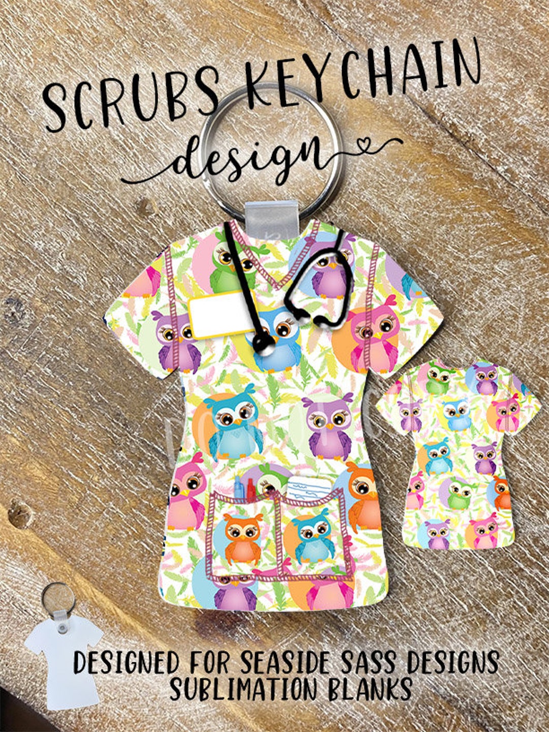 Scrubs Keychain Digital Design, Instant Download, Sublimation Designs ...