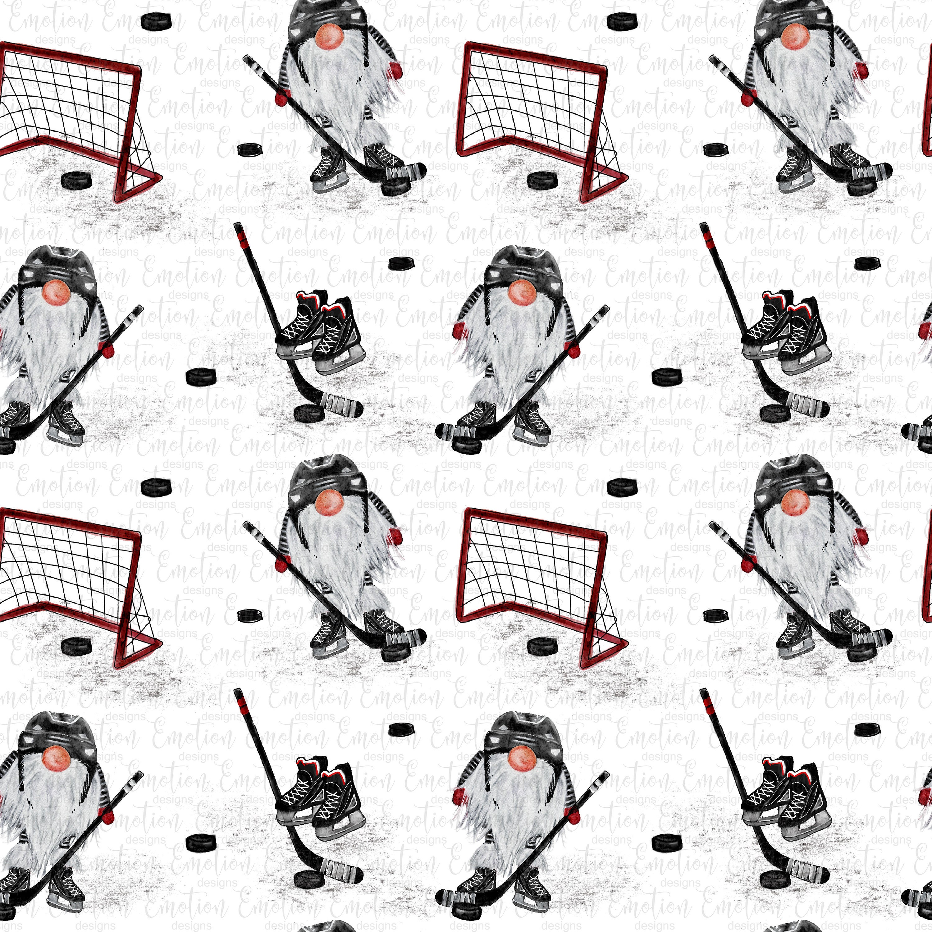 Seamless Hockey Digital Paper, Instant Download, Sublimation Designs ...