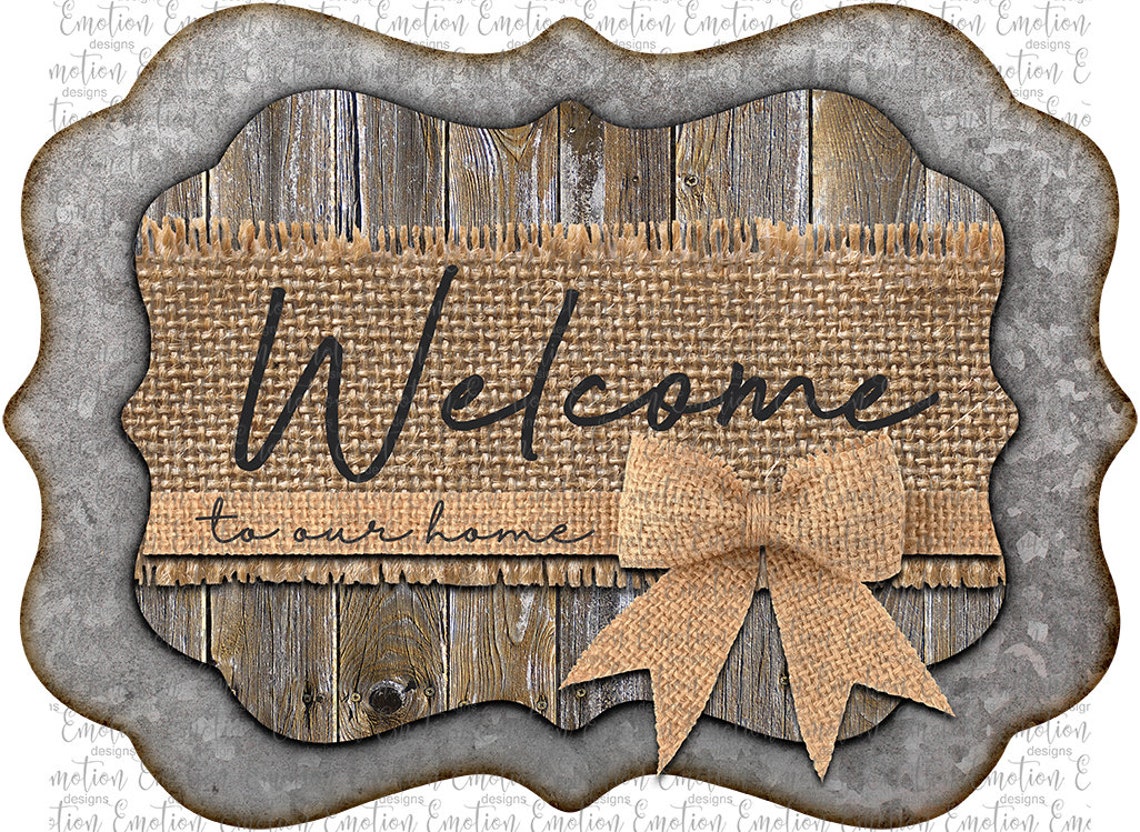 Benelux Door Hanger Welcome Sign Digital Design Instant - Etsy