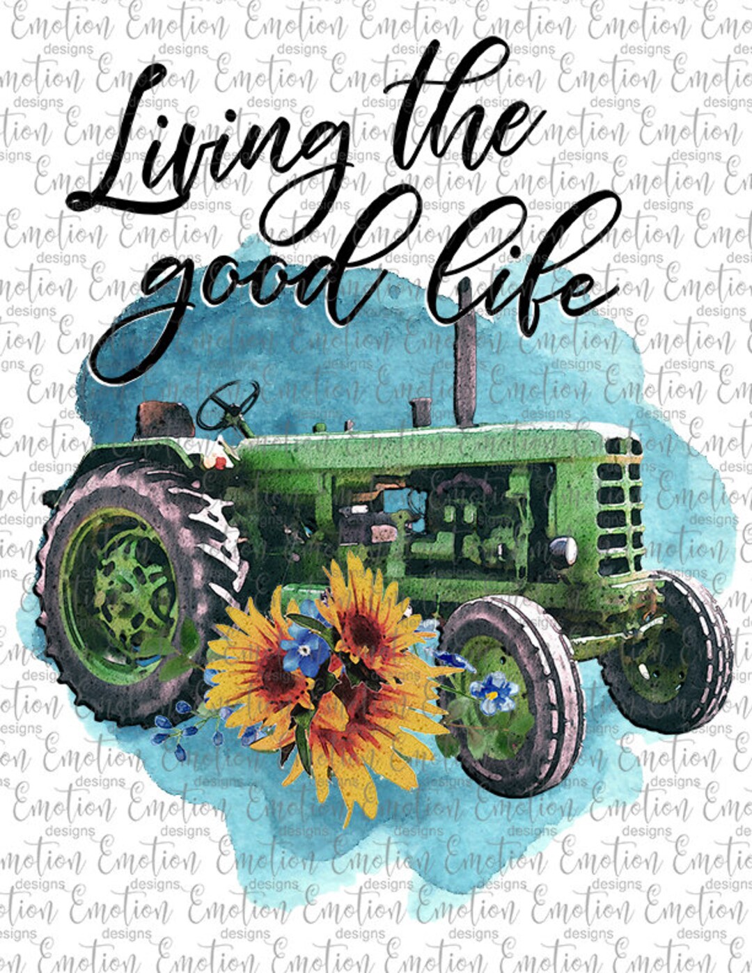 Living the Good Life PNG Clipart, Instant Download, Sublimation Graphic ...