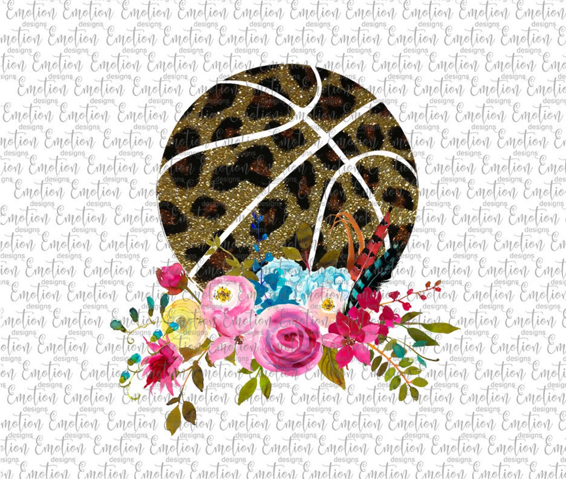 Leopard Basketball Clipart Instant Download Sublimation - Etsy