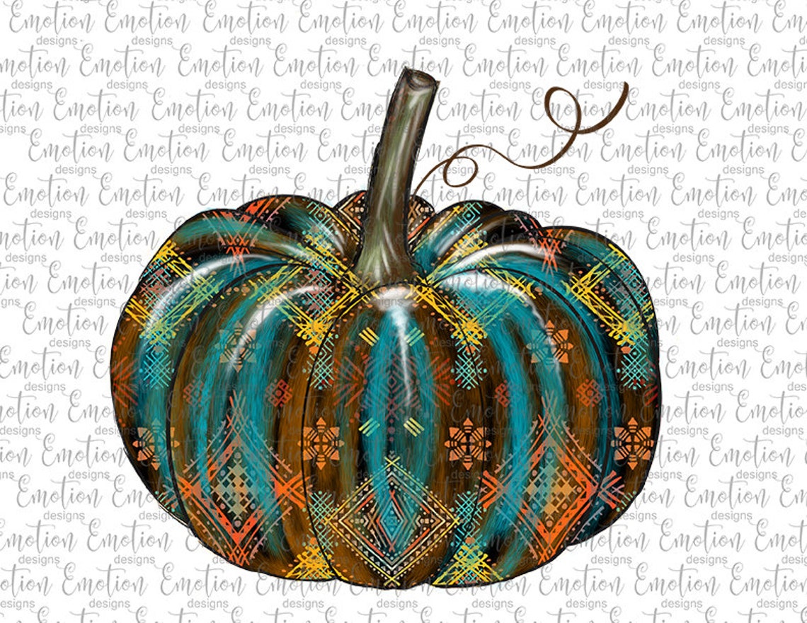 Aztec Pumpkin PNG Clipart Instant Download Sublimation - Etsy