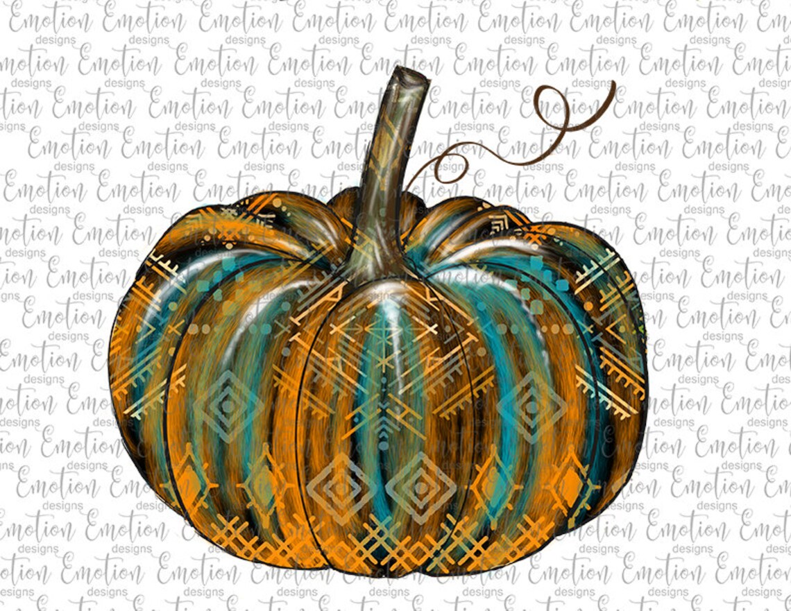 Aztec Pumpkin 3 PNG Clipart Instant Download Sublimation - Etsy
