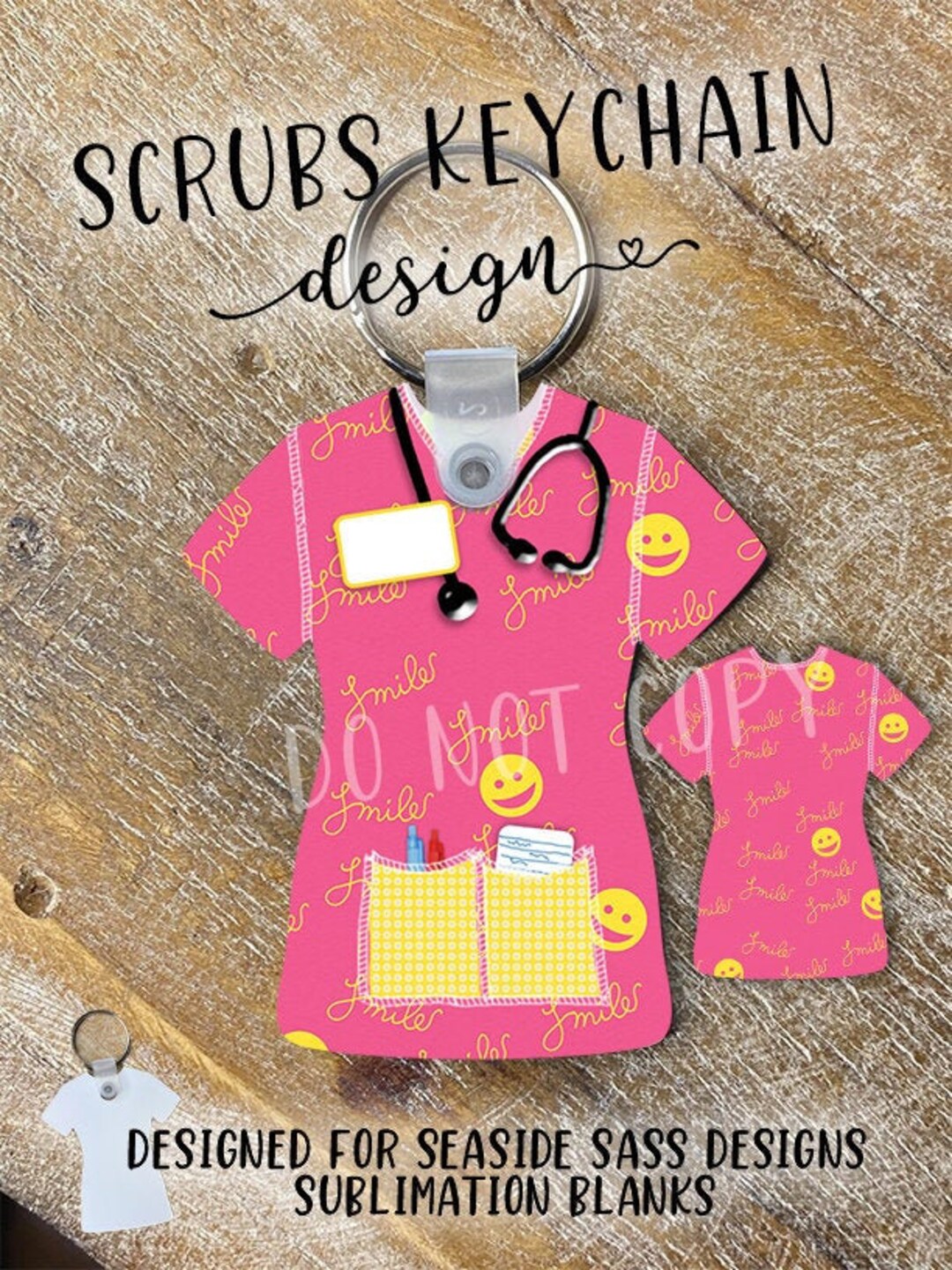 Scrubs Keychain Digital Design, Instant Download, Sublimation Designs ...