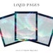 Northern Lights Printable Stationery, Printable Writing Paper, A4 ...