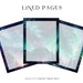 Northern Lights Printable Stationery, Printable Writing Paper, A4 ...