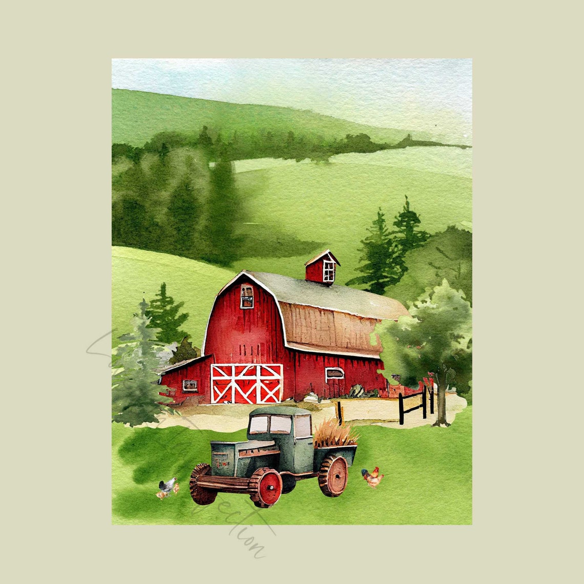 Country Farm Printable Planner/ Happy Planner Cover - Etsy