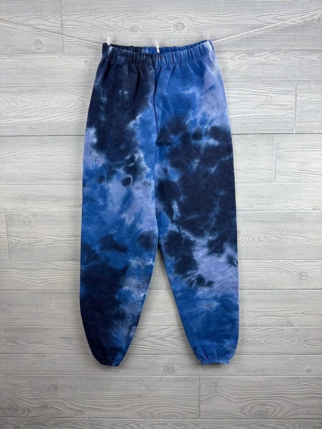 Tie-dye Sweatpants / “SKY” - Shades of Blue / Tie Dye Drawstring ...