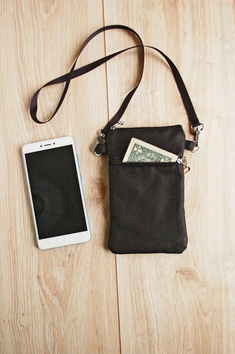 Nylon Neck Pouch Bag for Cell Phone, Travel Neck Purse - Etsy