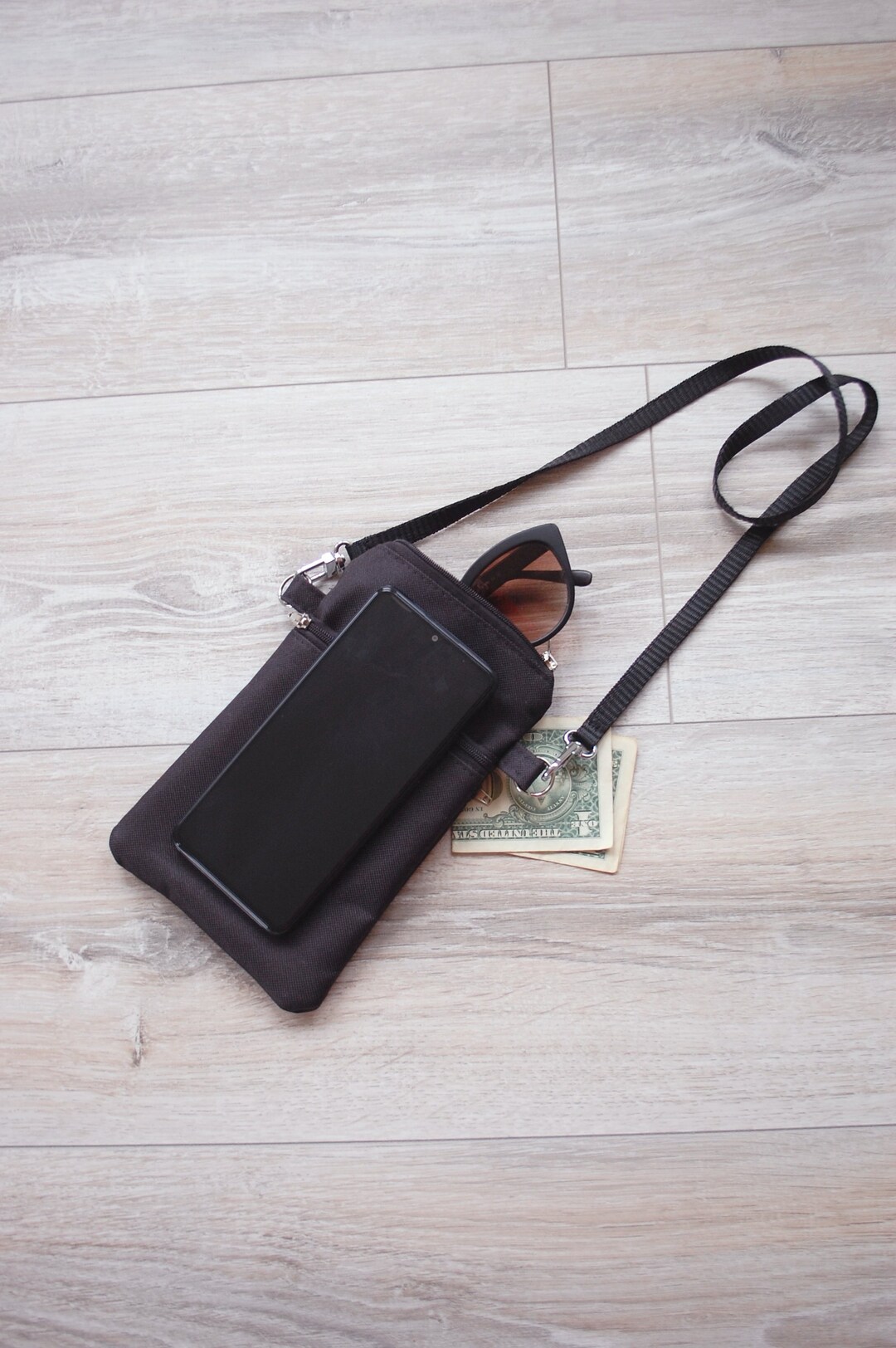 Neck Bag Case for Large Cell Phones, Necklace Sleeve Purse Pouch for ...