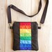 Rainbow Cross Body Bag, Crossbody Pouch, LGBT Pride Accessory, Gay ...