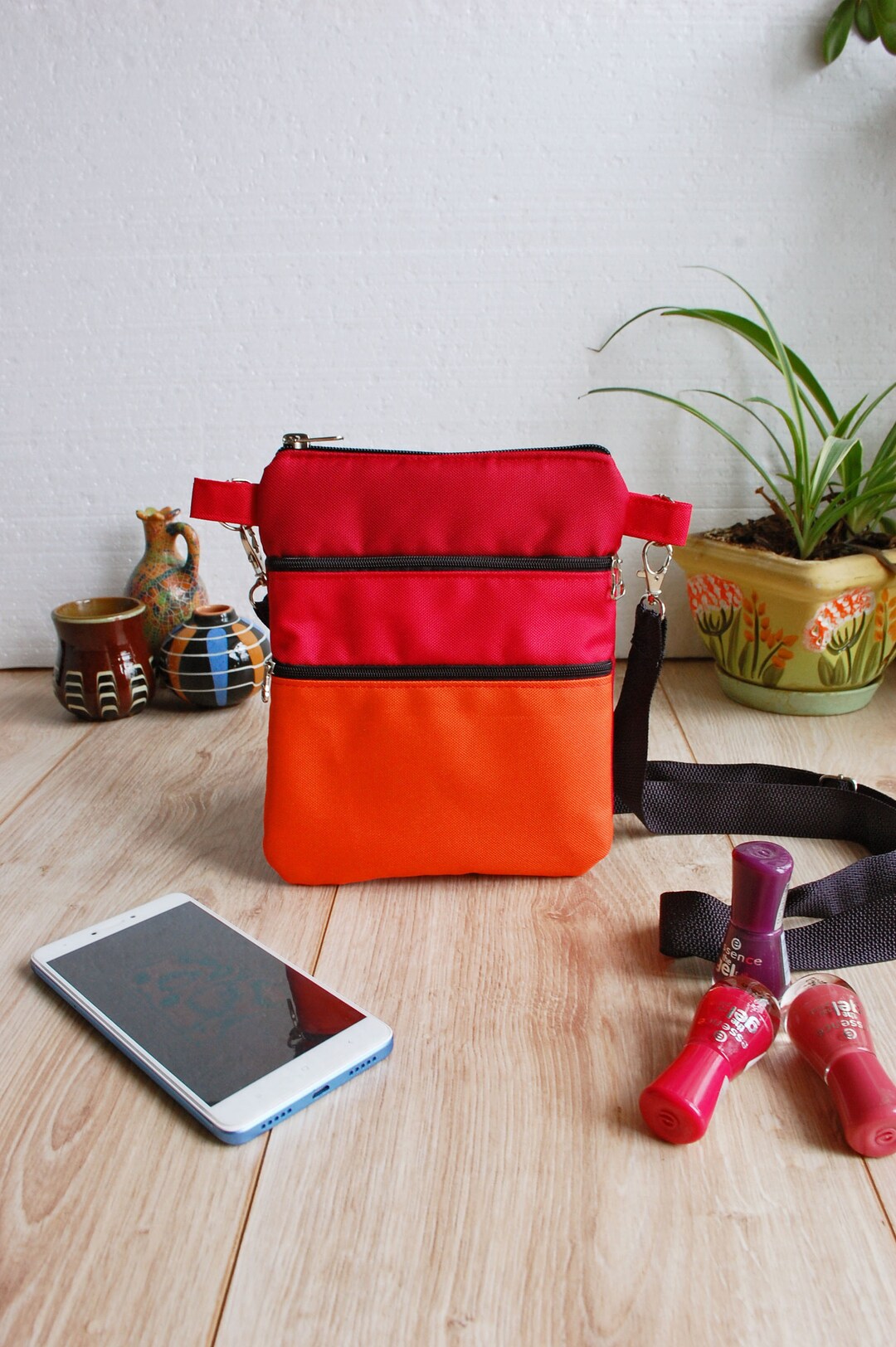 Personalized Cossbody Purse for Women, Waterproof Phone and Money Bag ...