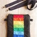 Rainbow Nylon Crossbody Bag, LGBT Pride Purse - Etsy