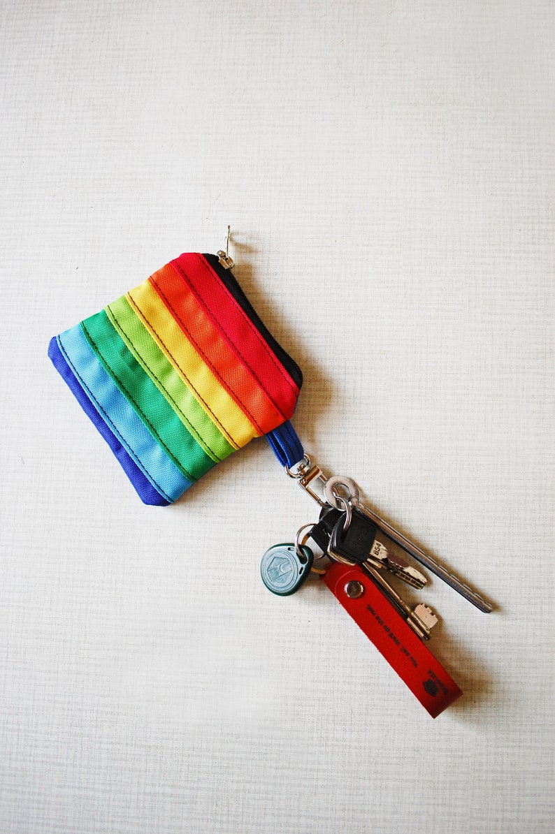 Rainbow Coin Purse and Neck Bag LGBT Pride Accessory Gay - Etsy