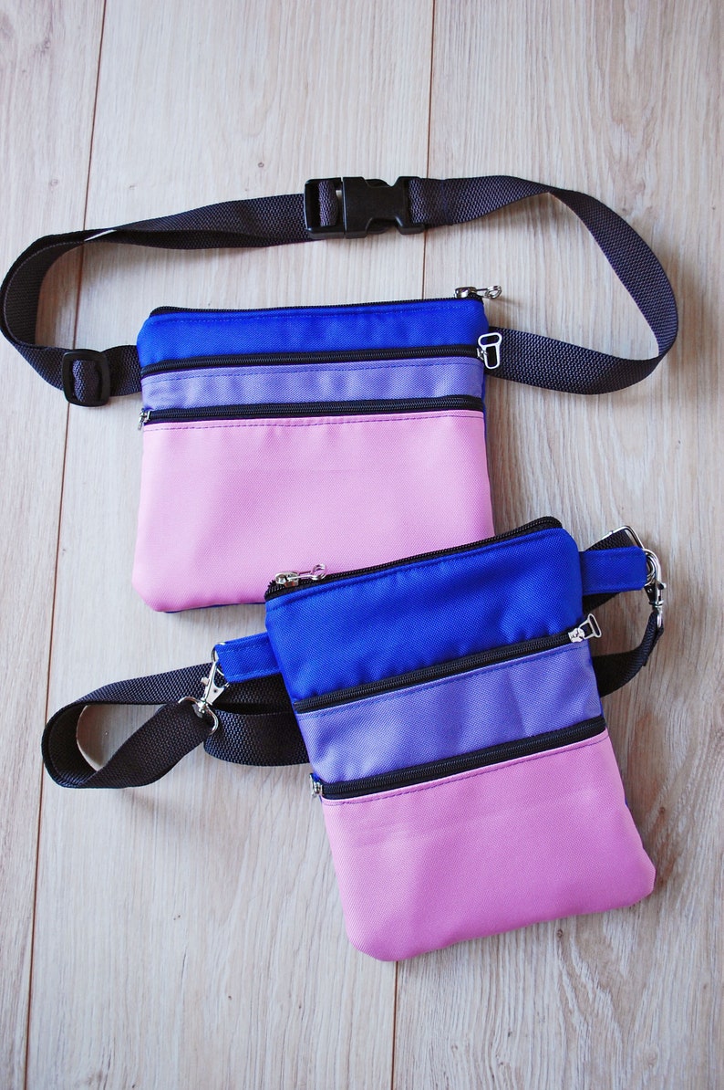 Pink Lilac Set of 2 Bags: Waist Bag Women and Crossbody Purse, Small ...