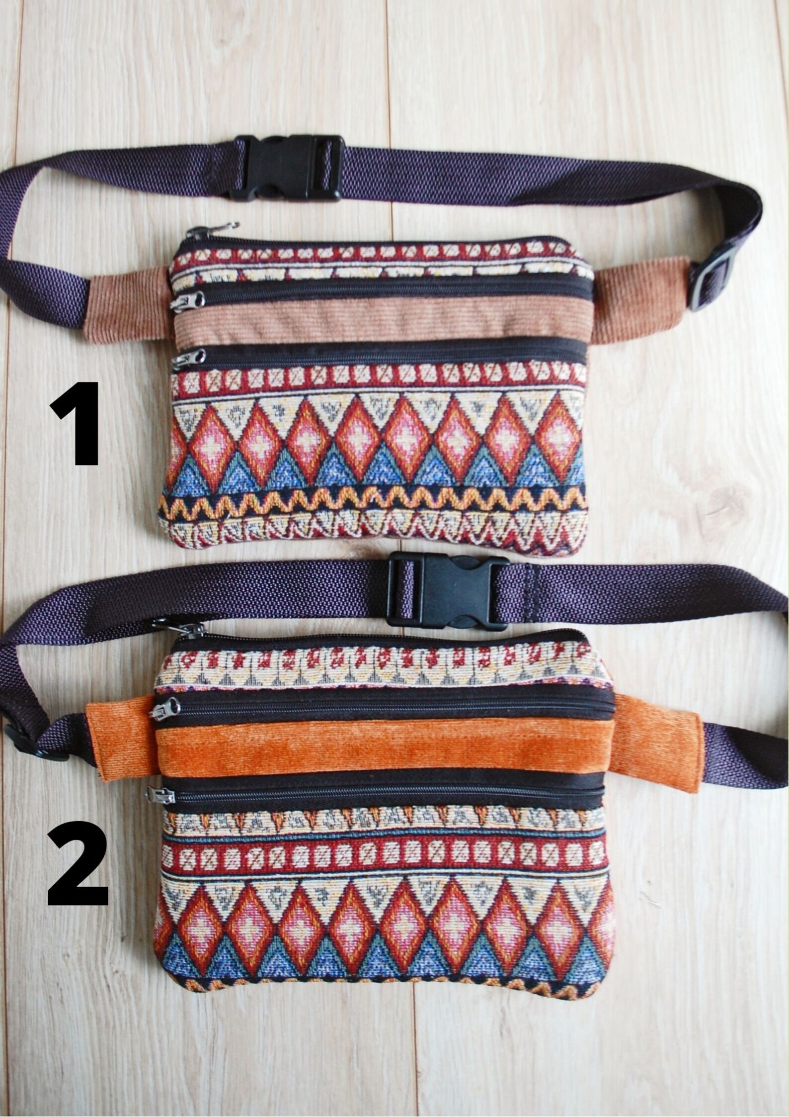 Boho Fanny Pack for Women, Ethnic Waist Bag Plus Size, Tribal Belt ...