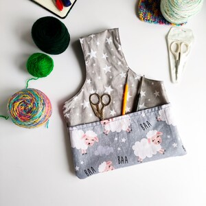 Small Knitting Project Bag Pouch, Knitter Crocheter Gift - Etsy