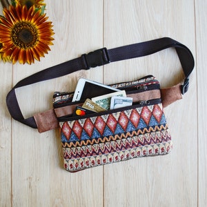 Boho Velvet Fanny Pack, Bohemian Tapestry Waist Bag - Etsy