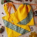 Yellow Linen Matching Bags Set: Drawstring Backpack and Tote - Etsy