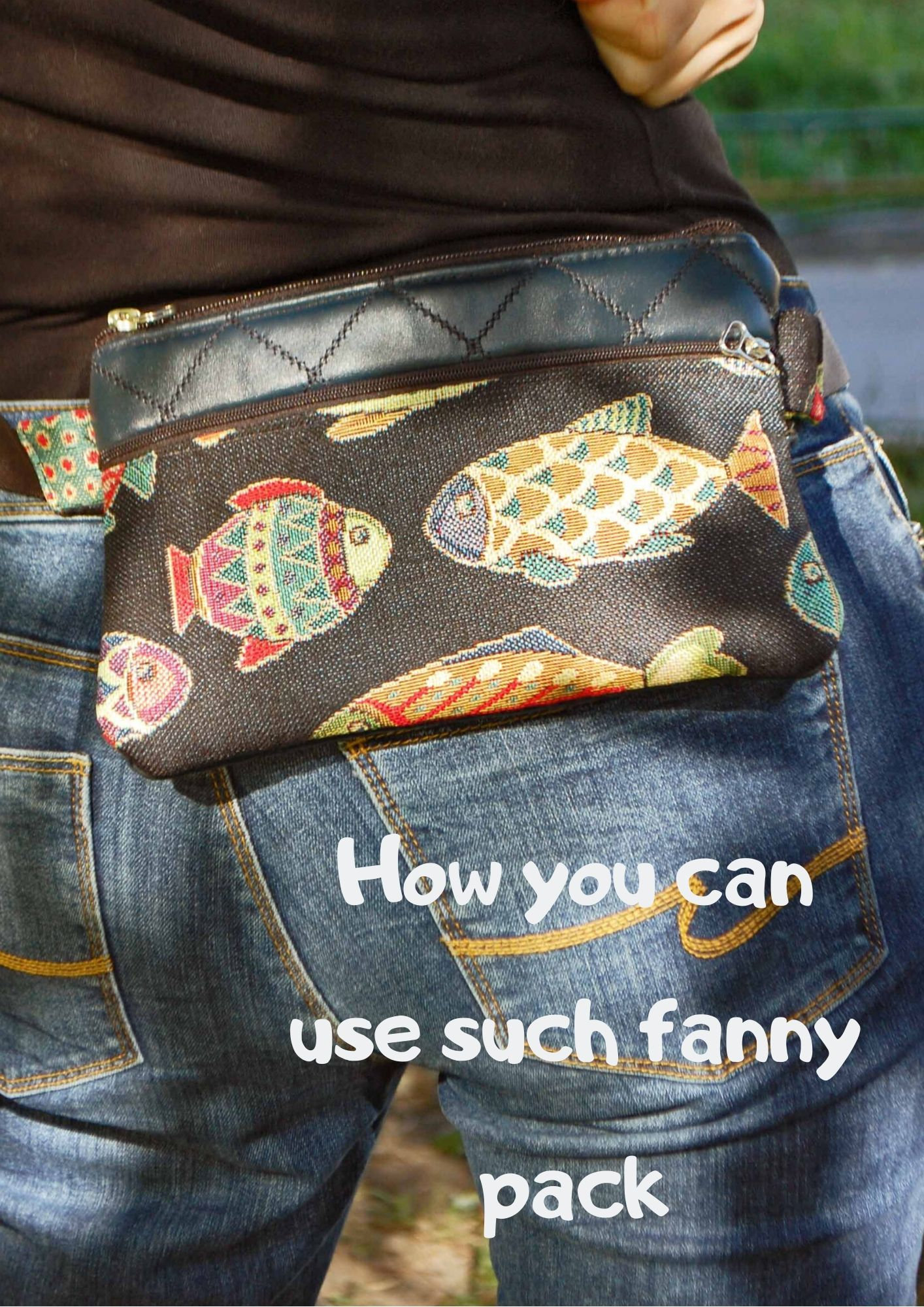 Fanny Pack for Women with Fish Small Faux Leather Zippered | Etsy