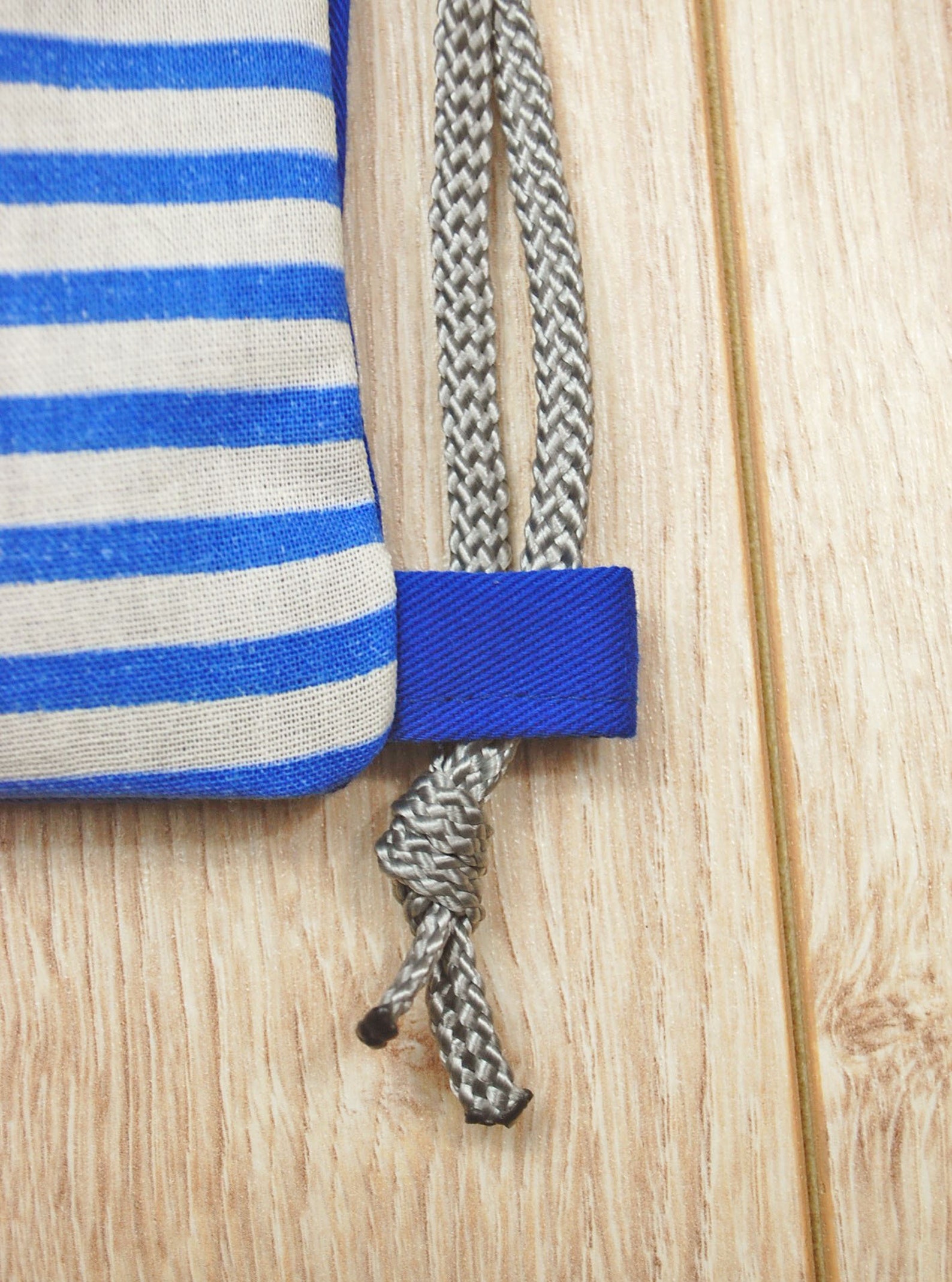 Blue Drawstring Mini Backpack for Boys / Girls, Sailing Ship Gift Idea ...