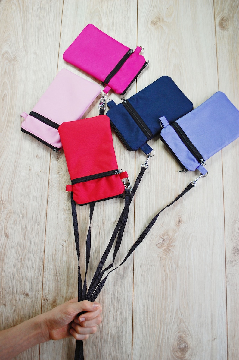 Small Neck Pouch Bag for Cell Phone Travel Neck Wallet | Etsy