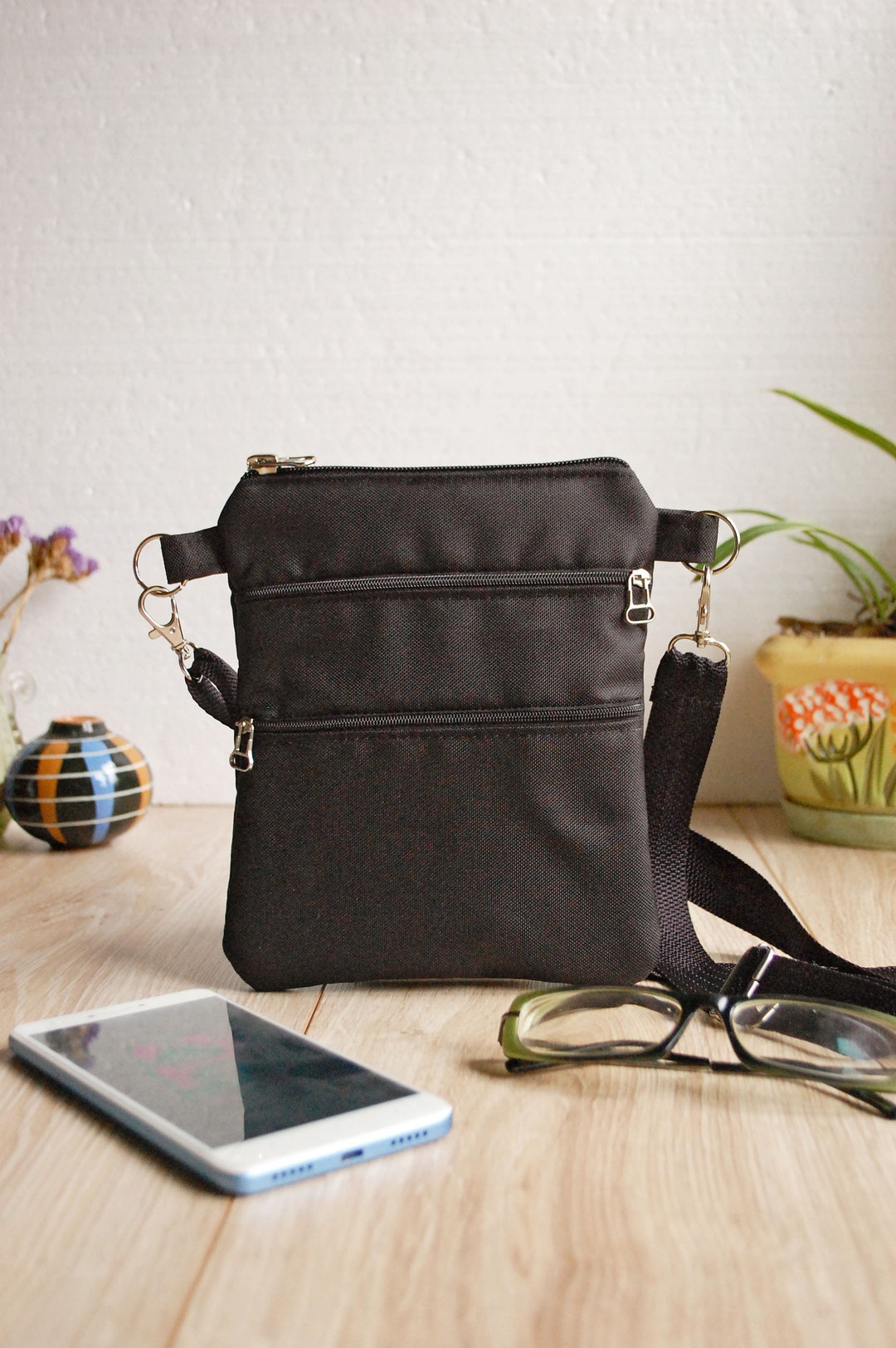 Small Cross Body Purse Pouch for Men for Cell Phone - Etsy