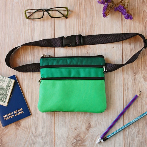 Vertical Fanny Pack for Women and Men Flat Waterproof Waist - Etsy