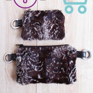 Furry Fanny Pack for Women Black Phone Money Bum Bag - Etsy