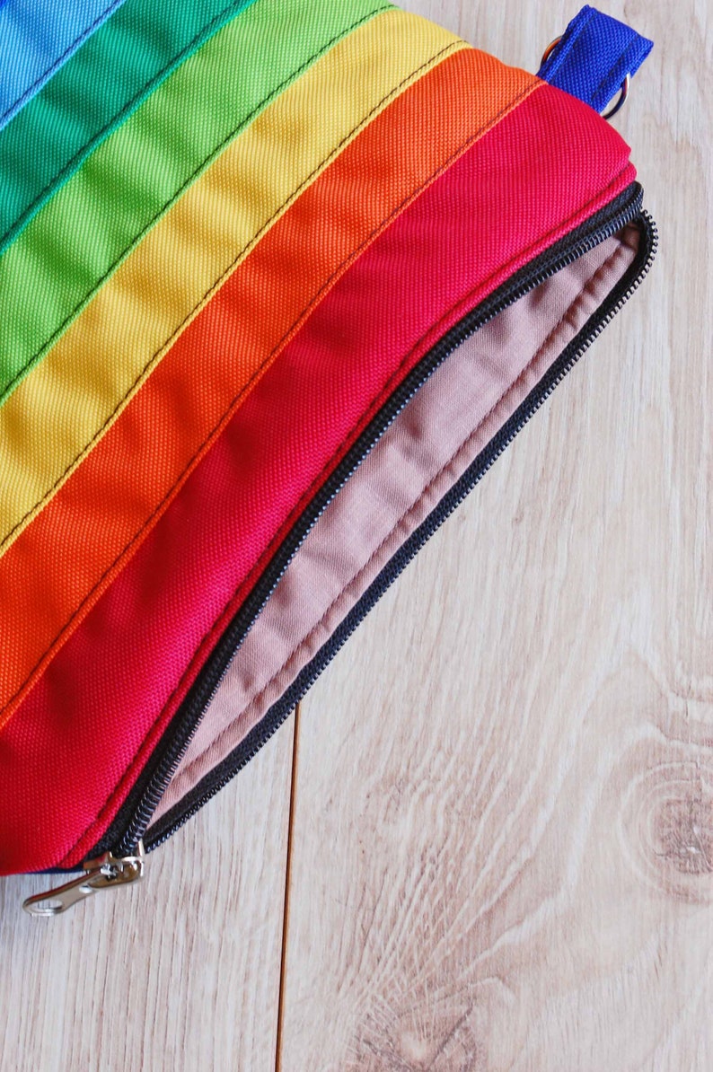 Rainbow Crossbody Bag Lgbt Pride Accessory Gay Lesbian Etsy