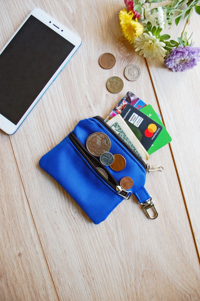 Mini Coin Purse With Clasp Card Holder Keychain Waterproof - Etsy