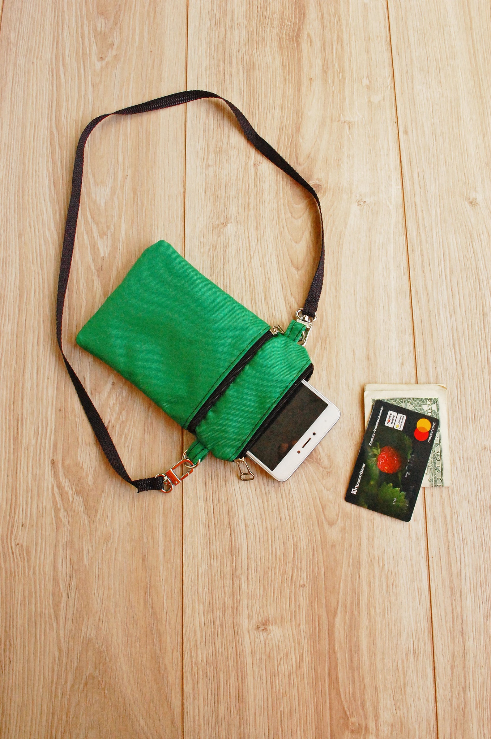 Sac à bandoulière en nylon pour téléphone portable, mini porte-monnaie ...