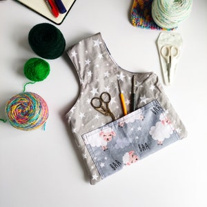 Small Knitting Project Bag Pouch, Knitter Crocheter Gift - Etsy