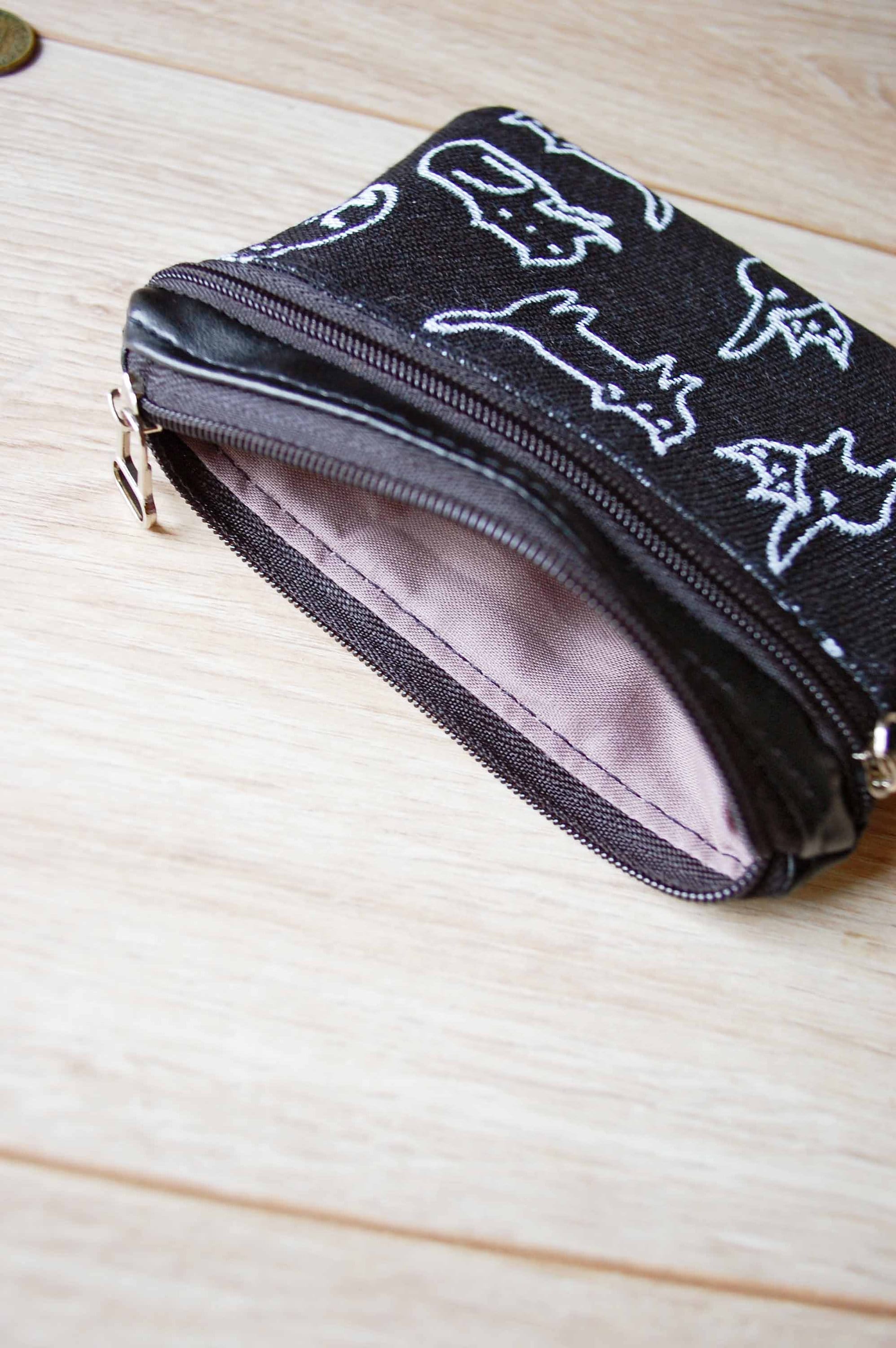 Cat Print Coin Purse, Tapestry Fabric Small Pouch - Etsy