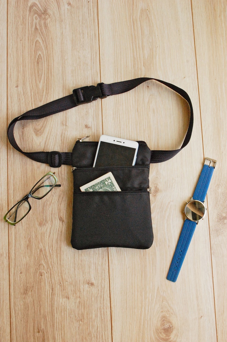 Vertical Fanny Pack for Women and Men Flat Waterproof Waist - Etsy