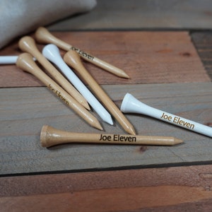 Personalized Golf Tees, Custom Engraved Golf Tees, Engraved Golf Gift ...