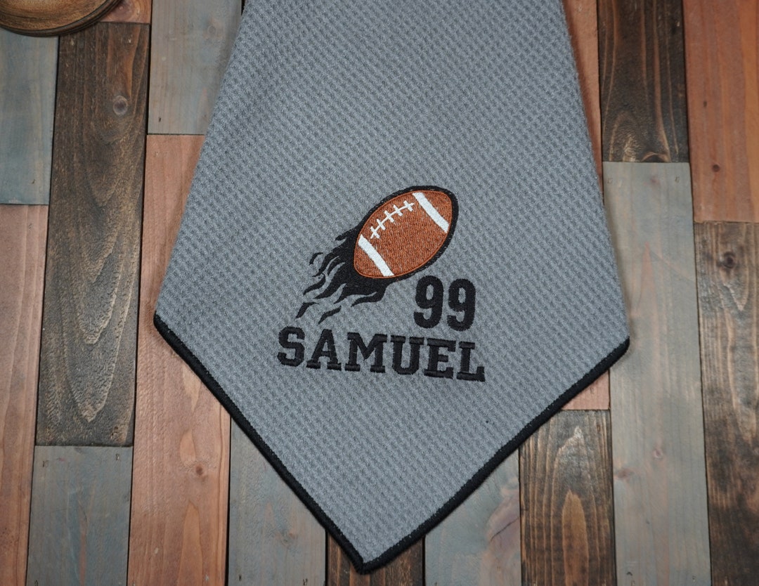 Personalized Football Player Towel, Gym Towel, Personalized Towel ...