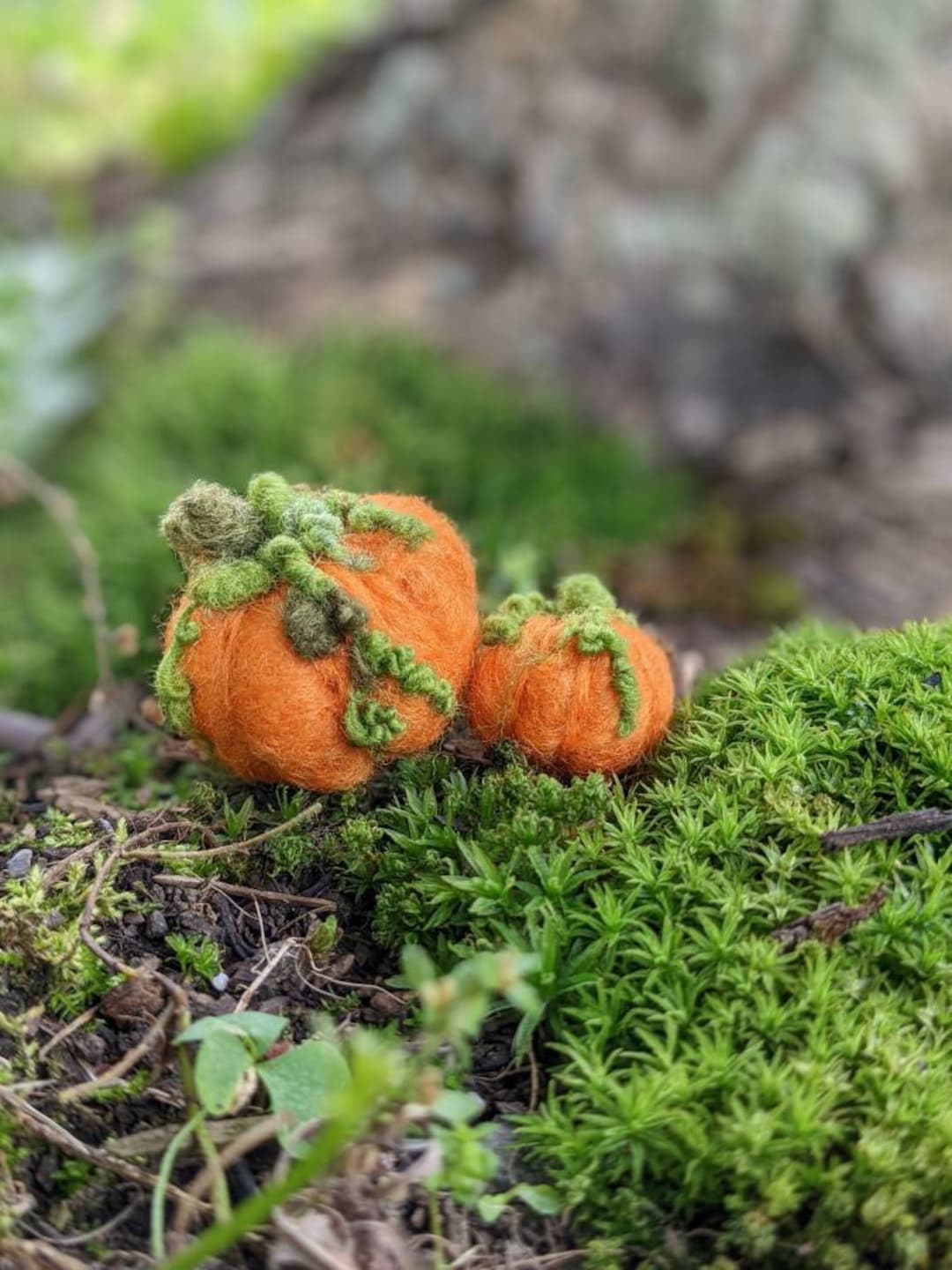 Needle Felted Miniature Pumpkins | 3, 4, or 6 Pumpkins Waldorf Inspired ...