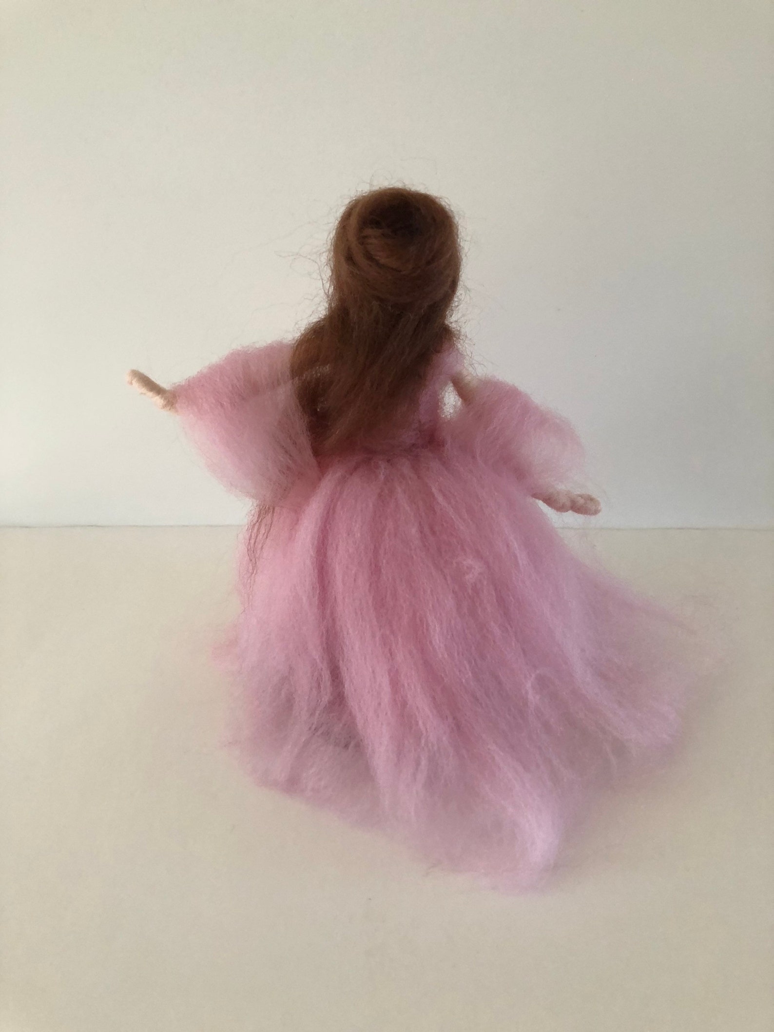 Needle Felted Spring Princess, Flower Fairy, Pink Figure, Waldorf ...