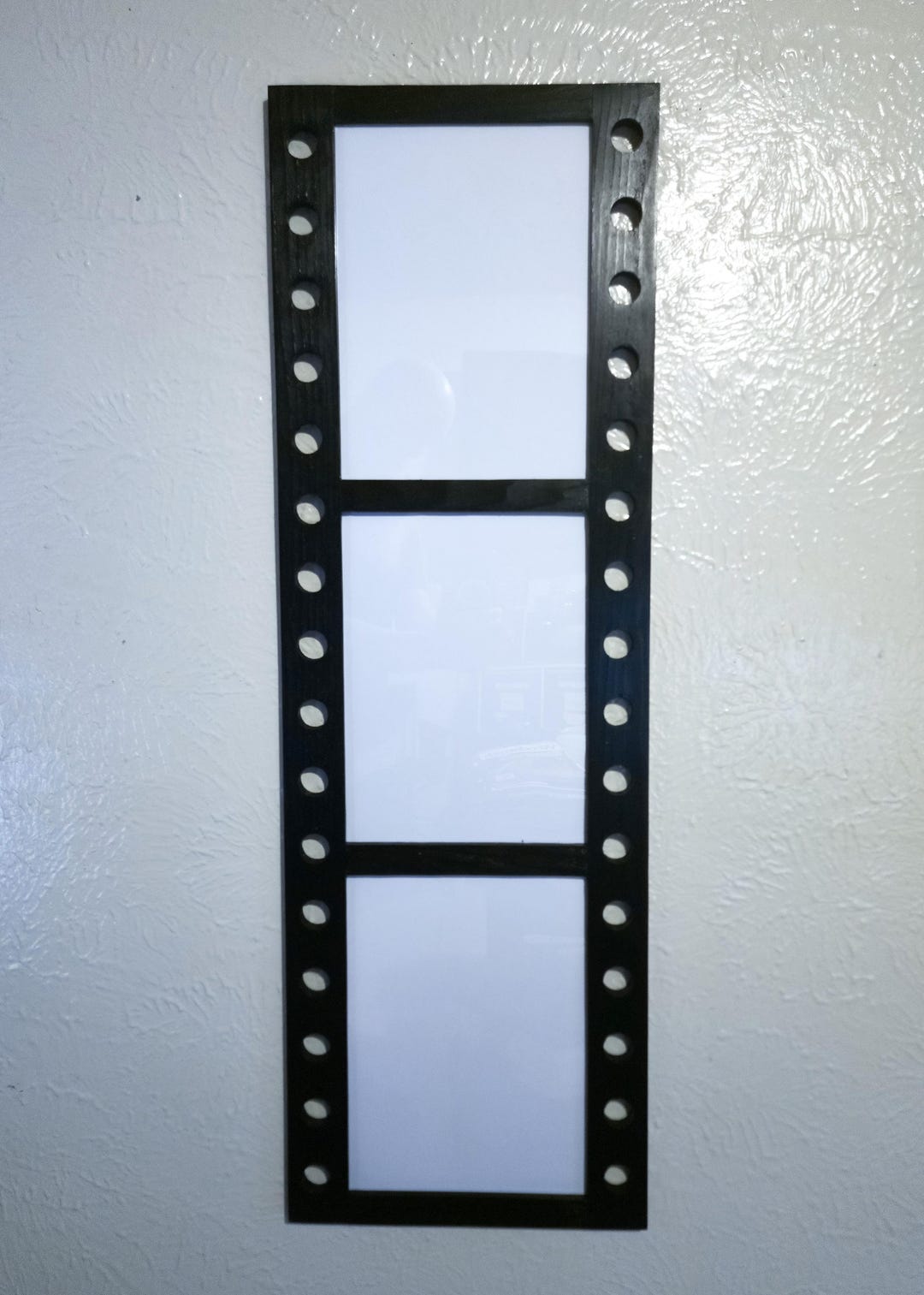 Hand Crafted Wood Photo Film Strip Frame for Three 5"x7" Pictures - Etsy